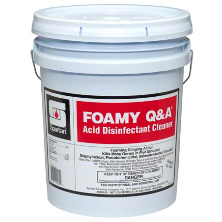 Spartan Foamy Q & A Acid Disinfectant Cleaner - SPFOAMY5